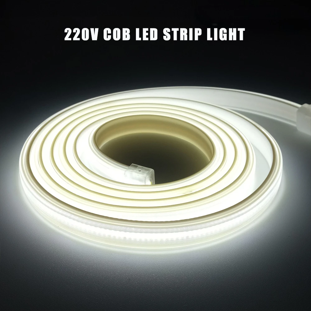 Imperme-vel-COB-LED-Strip-Light-flex-vel-e-alto-brilho-adequado-para ...