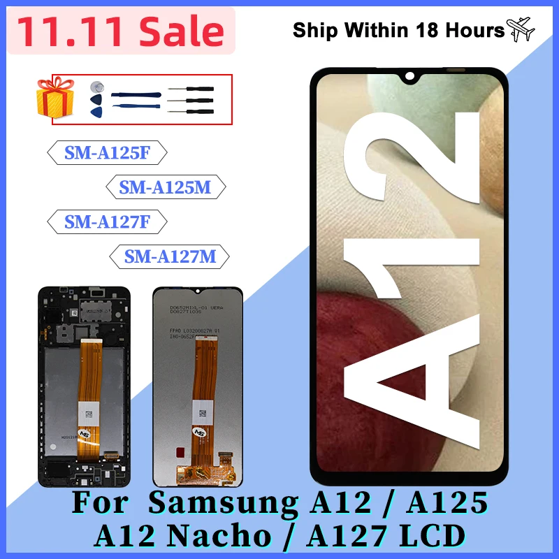 A12-LCD-para-Samsung-Galaxy-A12-Display-A12-Nacho-LCD-pantalla-t-ctil ...