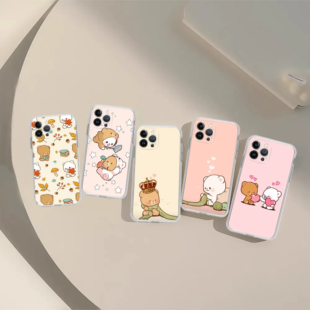 Funda-de-silicona-suave-para-tel-fono-m-vil-carcasa-bonita-de-leche-y ...