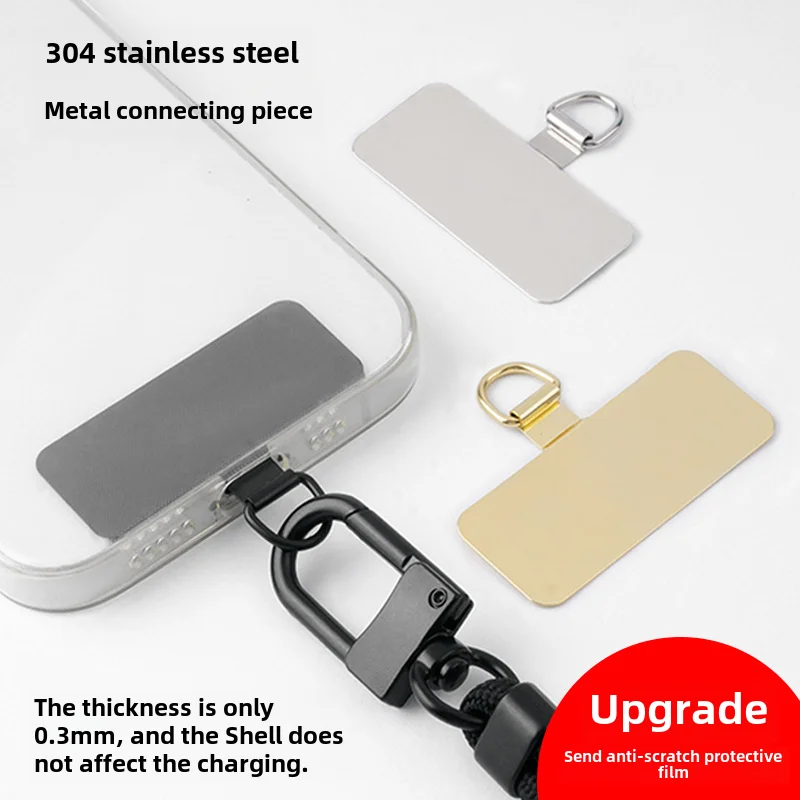 Mobile-phone-lanyard-clip-ultra-thin-stainless-steel-metal-clip-mobile ...