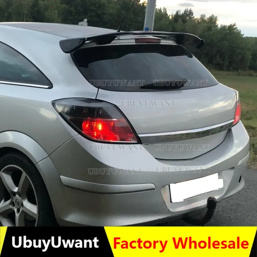 Para opel/vauxhall astra h 2004 2011 spoiler abs plástico olhar de ...