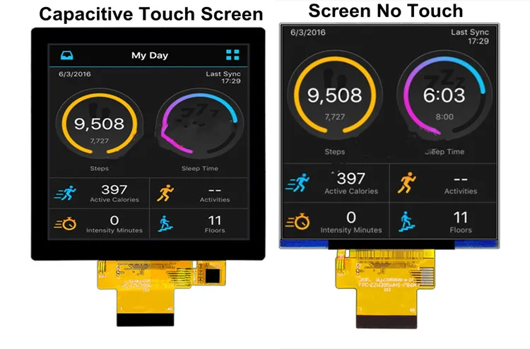 3.95 inch 40PIN TFT LCD Capacitive Screen (Touch/No Touch) ST7701S IC ...