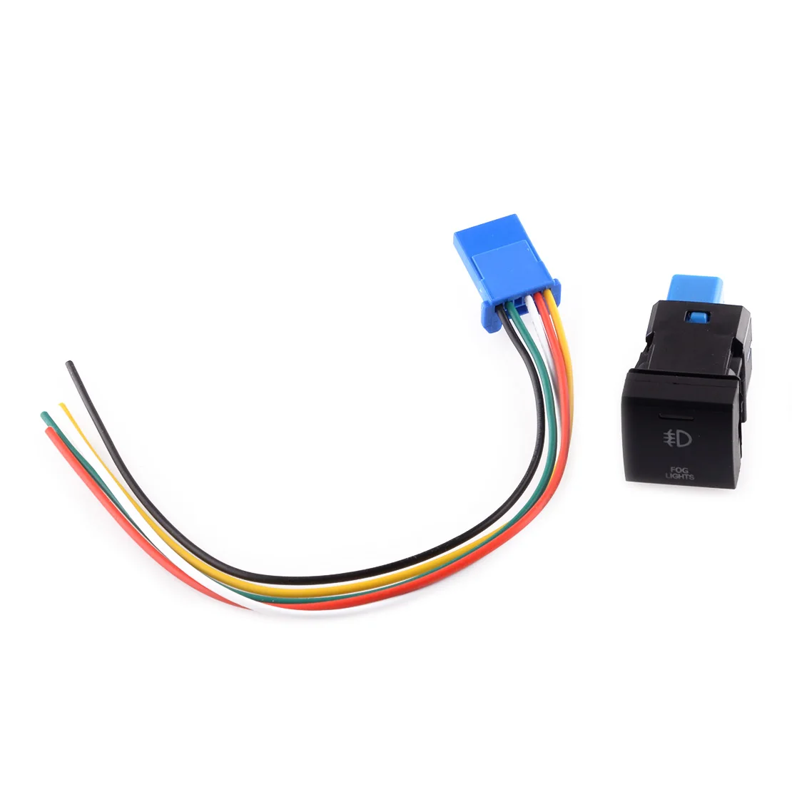 Car Dashboard Dash Fog Light LED Push Button Switch with Wire Fit for ...