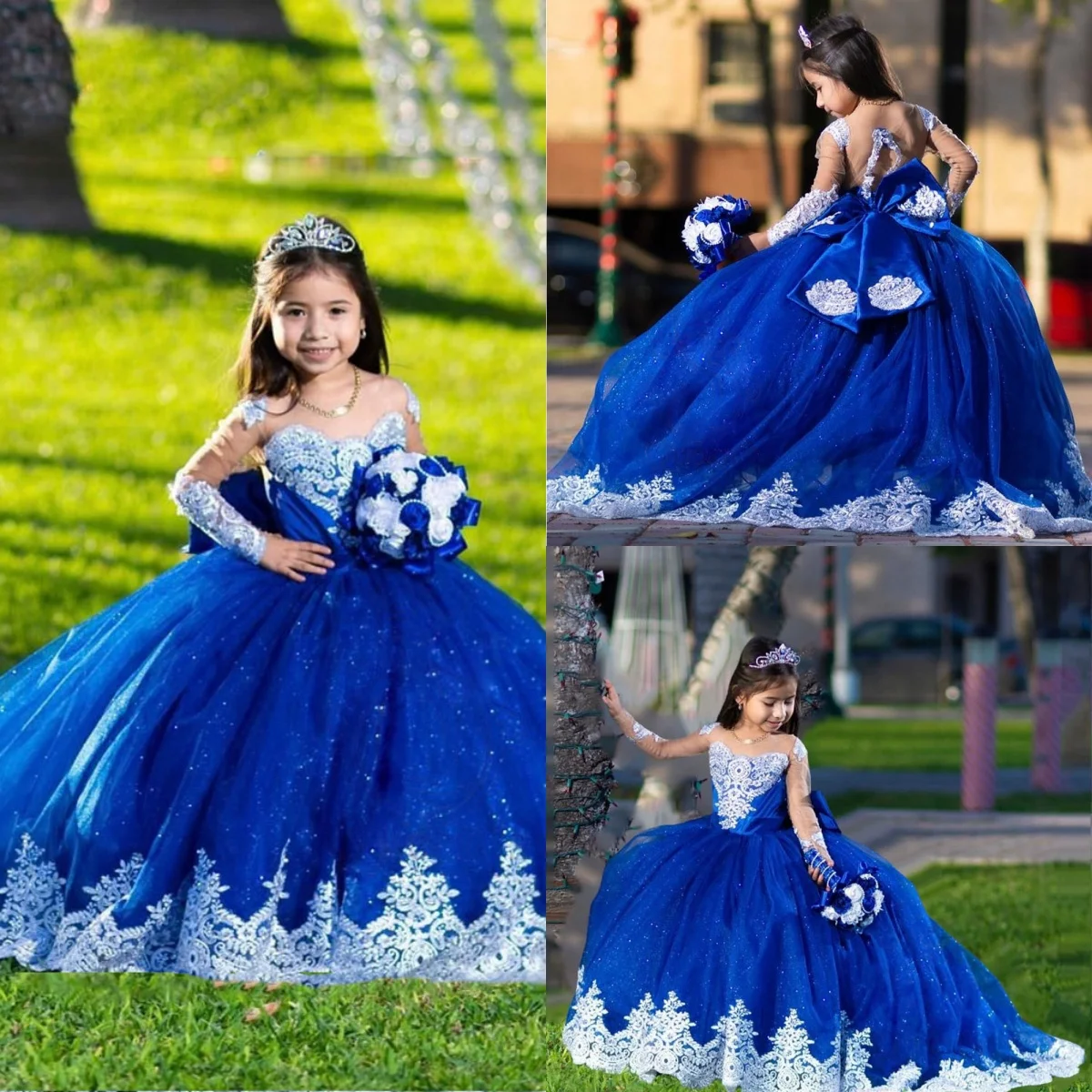 Appliques-Flower-Girl-Dresses-for-Wedding-Full-Sleeve-Floor-Length-Baby ...