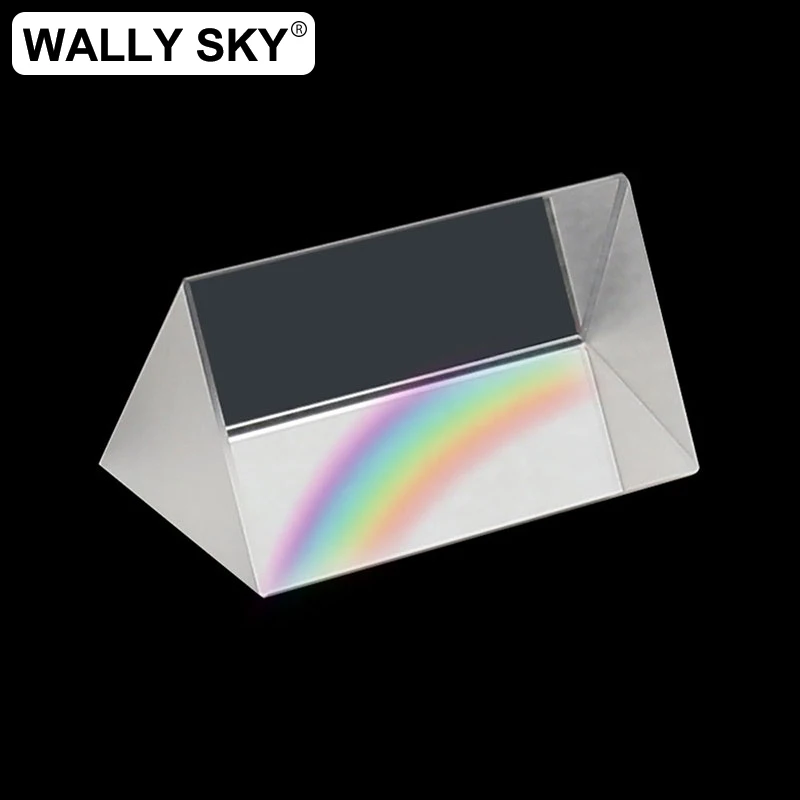 Optical-Triangular-Prism-Physics-Educational-Tool-Refractor-Teaching-Light-Spectrum-Prism-Length ...