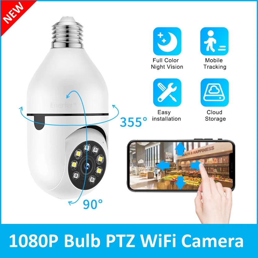 360 Degree Panoramic Light Bulb Camera | 360 Degree Camera Bulb Wifi ...