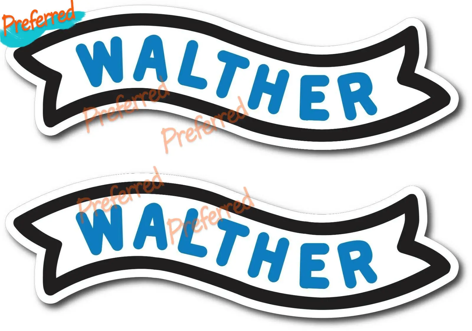 2x-Walther-Decal-Sticker-Vinyl-American-Window-Car-Bumper-Trunk ...