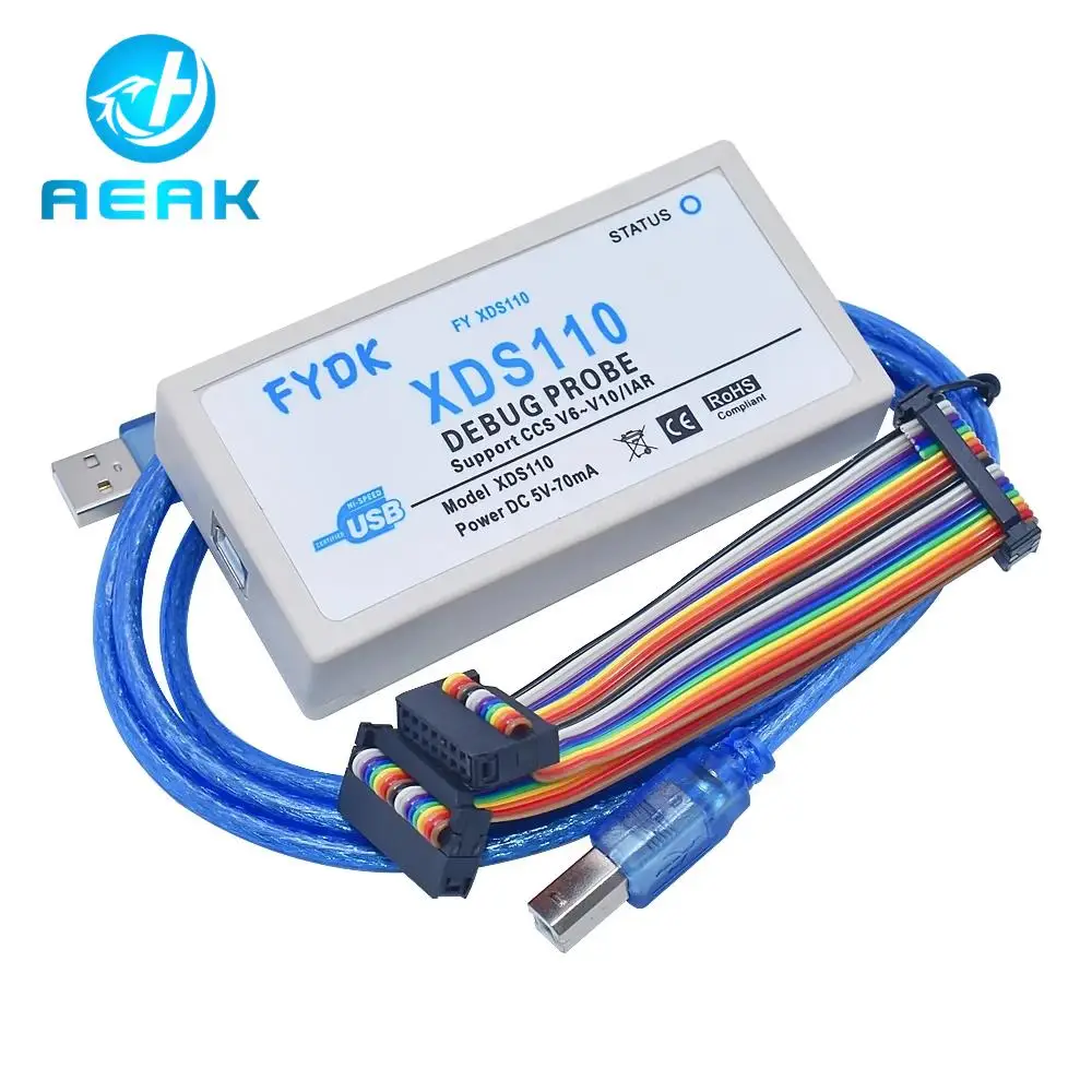 AEAK New XDS110 upgrade MSP432 serial programming debugging simulator ...