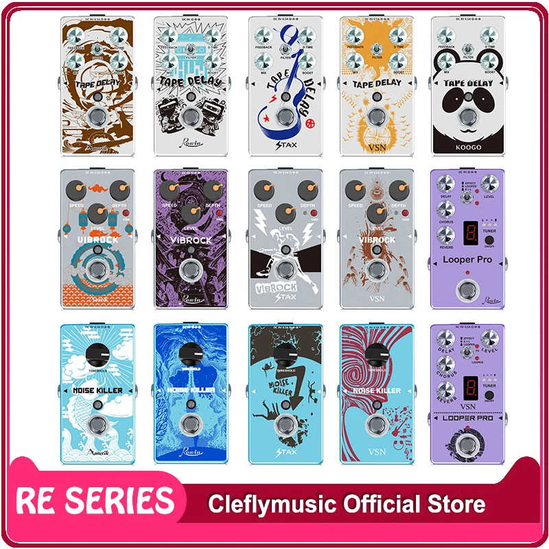 AMUZIK-ROWIN-VSN-RE-Series-Multi-effect-Guitar-Pedals-Digital-Tape ...