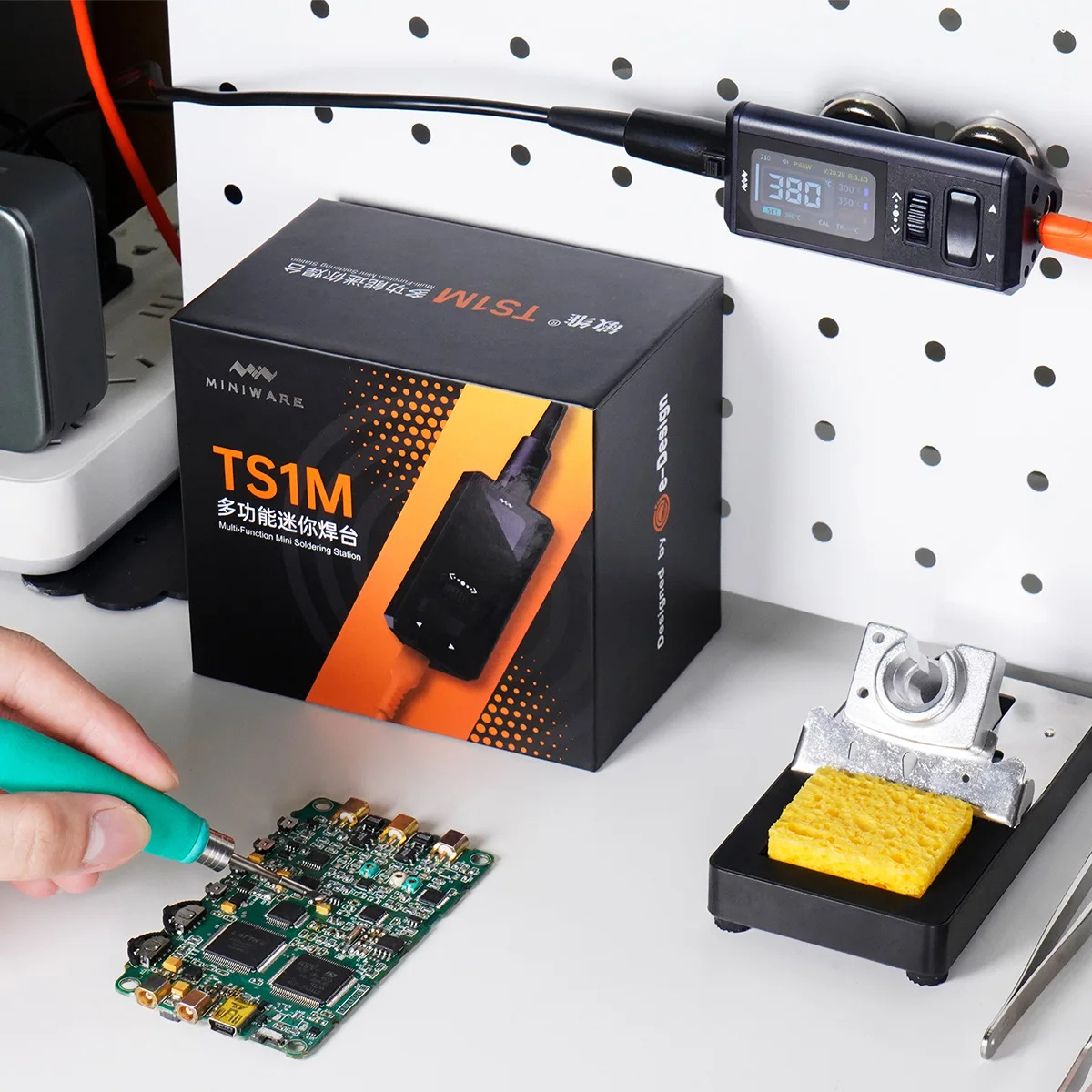 MINIWARE TS1M 2025 New Mini Soldering Station 200W Max Power Digital ...