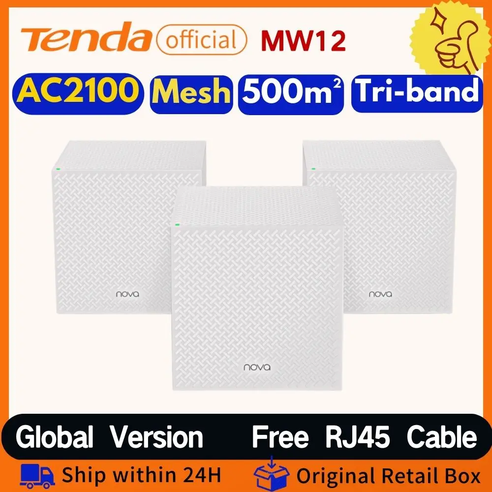 Tenda-Mesh-WIFI-Router-AC2100-AC1200-Dual-band-2-4-5Ghz-Wireless ...