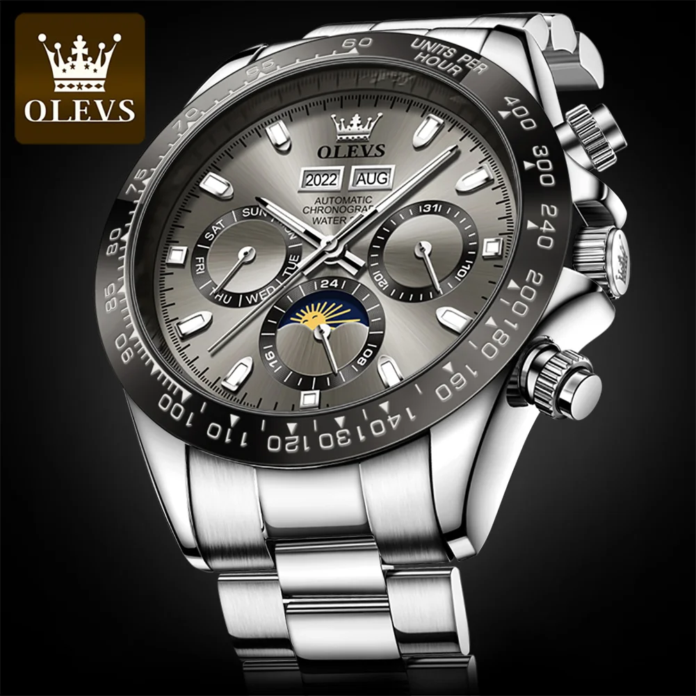 OLEVS-6654-reloj-para-hombre-Original-marca-de-lujo-cron-grafo-mec-nico ...