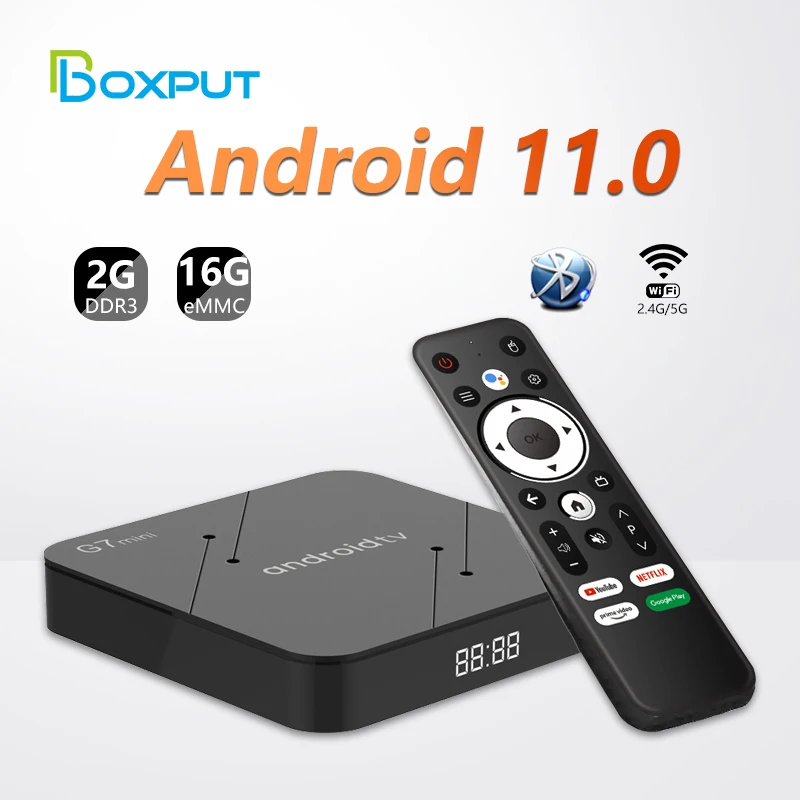 G7 Mini Smart Android 11.0 Tv Box Amlogic S905w2 Tvbox 2gb 16gb Set Top Box 2.4g Wifi Hdr 3d 4k ...