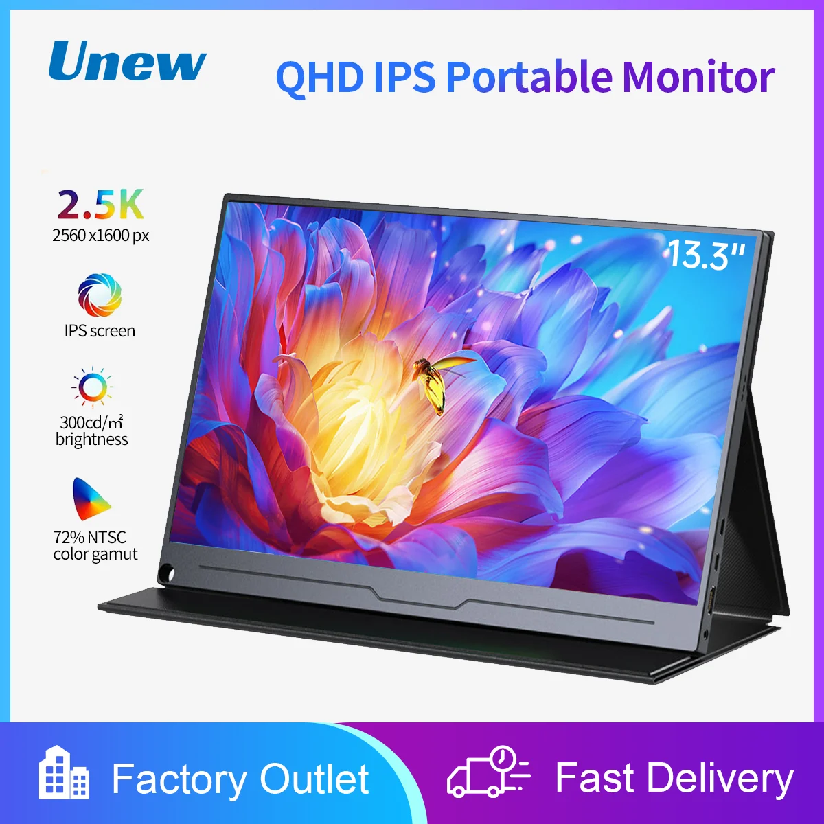 13-3-inch-Monitor-FHD-2560X1600-2-5K-Full-HD-IPS-Portable-Screen-with ...