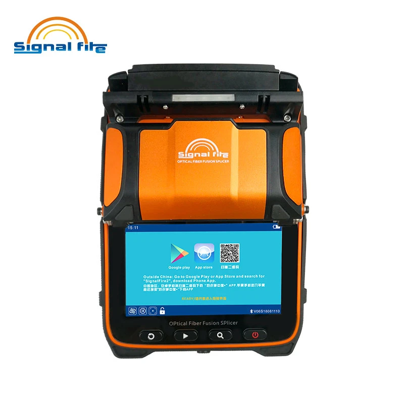 Signal Fire Optical Fiber Fusion Splicer New Splicing Machine With 6 ...