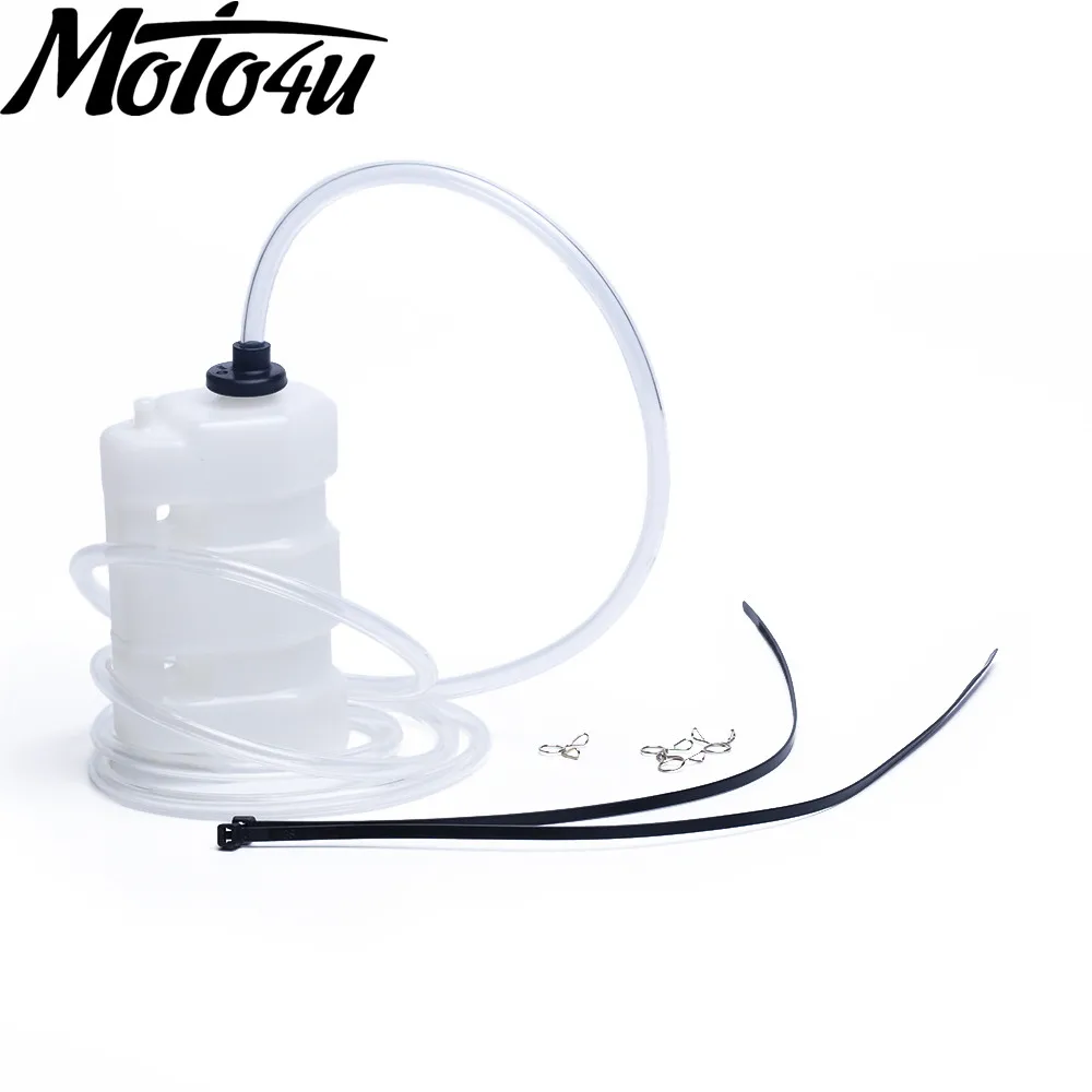 250ML Universal Motorcycle Overflow Bottle Kit Motorcycle Track Bike ...