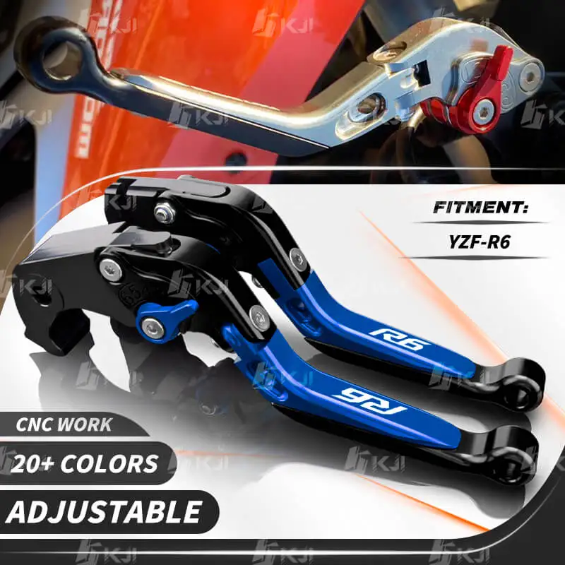 For-Yamaha-YZF-R6-YZF-R6-Clutch-Lever-Brake-Lever-Set-Adjustable ...
