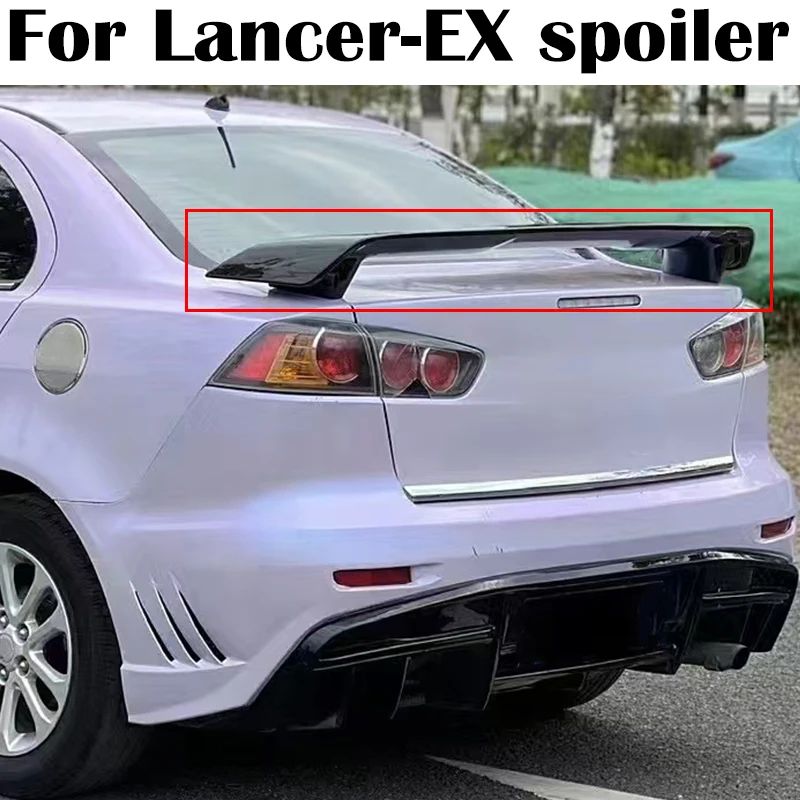 Car Spoilers For Mitsubishi Lancer EX EVO Spoiler 2008 - 2016 ABS ...