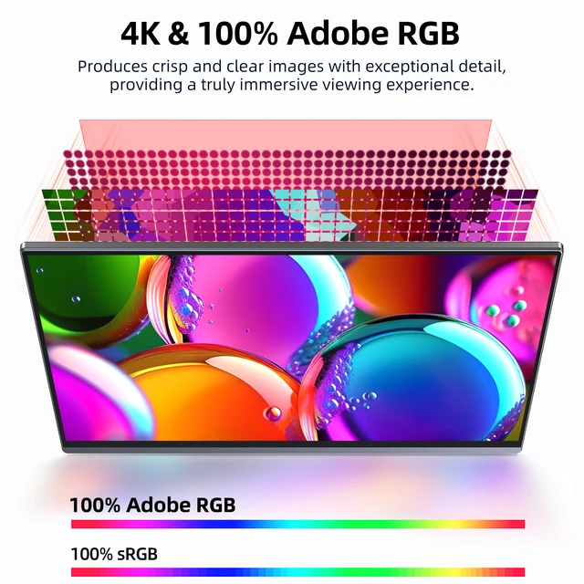 UPERFECT Unify S 4K Portable Monitor Touchscreen 15.6” Gravity Sensor ...