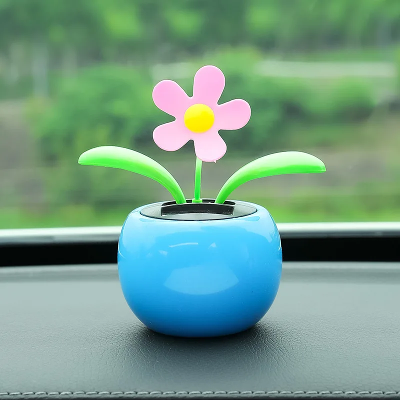 Solar-Powered-Automatic-Swinging-Sunflower-Dancing-Animated-Flower-Toy ...
