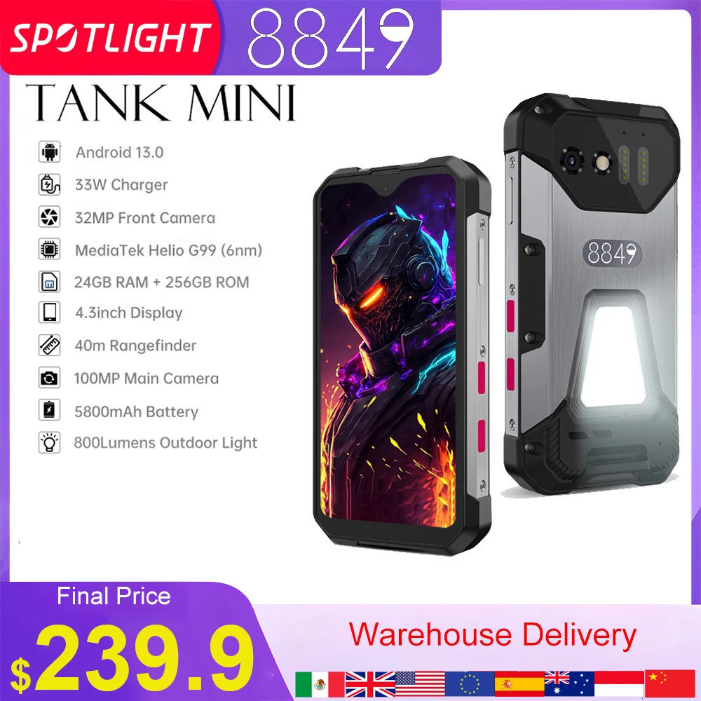 8849-Tank-Mini-Rugged-Smartphone-24GB-256GB-5800mAh-Battery-100Mp ...