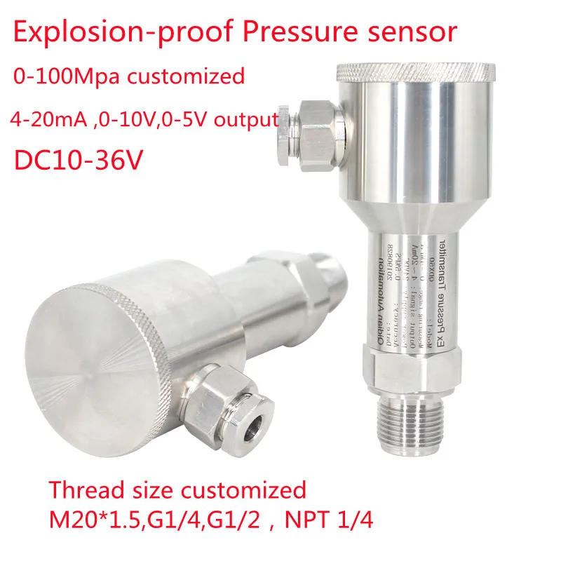 DC12-36V-Explosion-proof-Pressure-sensor-4-20mA-0-10V-hydrostatic ...