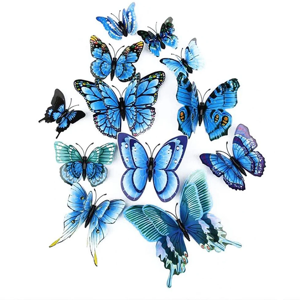 3D-Double-Winged-Butterfly-Stickers-Butterfly-Wall-Stickers-Realistic ...
