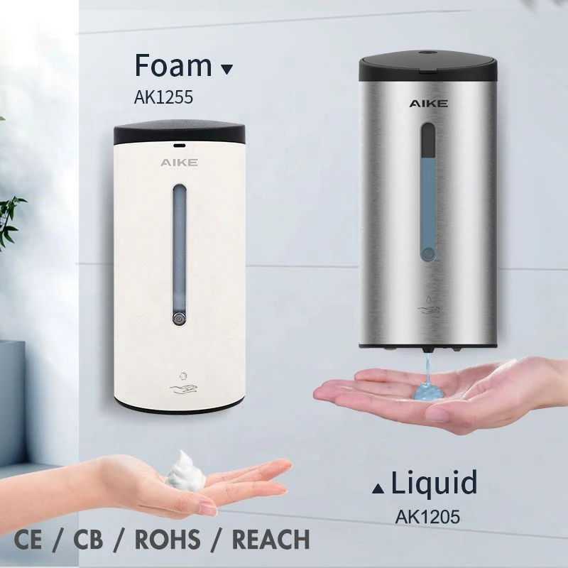 AIKE-Automatic-Liquid-Soap-Dispenser-Wall-Mounted-Commercial-Smart ...