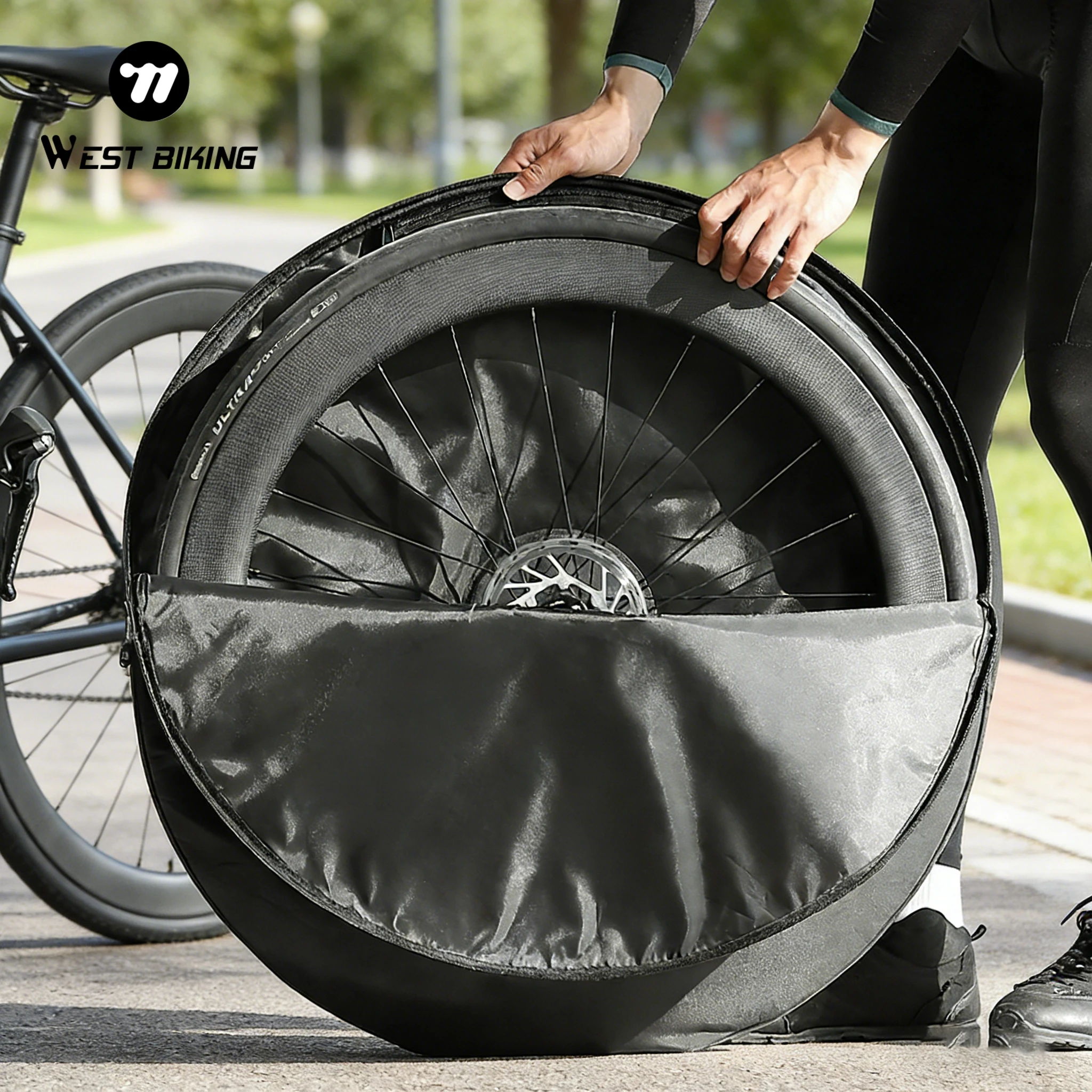 WEST BIKING Bicycle Wheel Bag Wheelset Transport Bag 26-29 Inch MTB ...