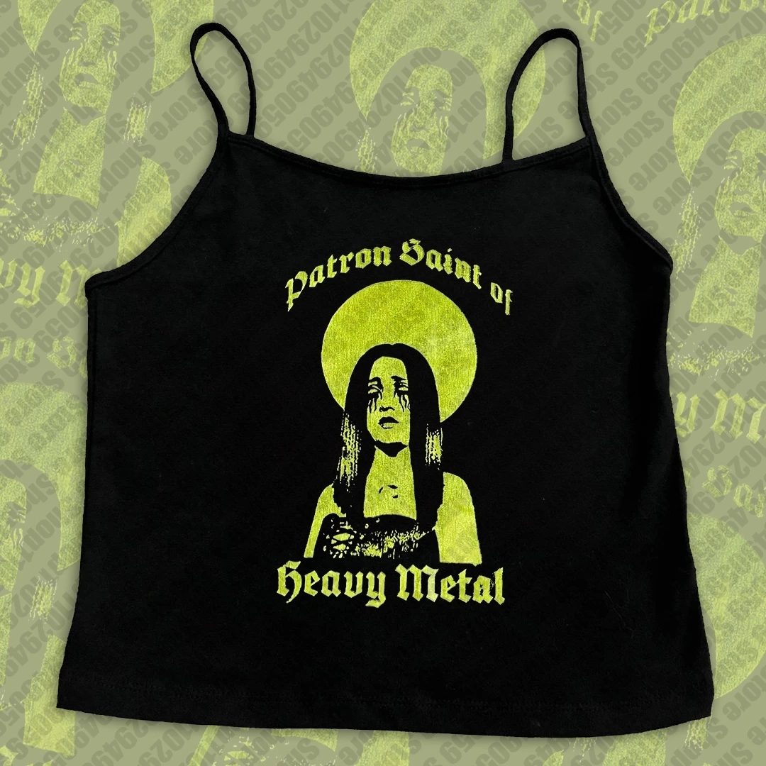 2000s-Vintage-Punk-Slim-Crop-Top-Camisole-Female-Clothes-Tank-Y2k ...