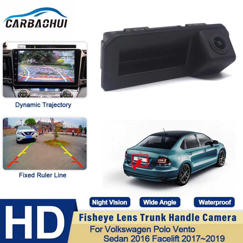 C-mera-Traseira-para-Volkswagen-Polo-Vento-Sedan-2016-Facelift-2017 ...
