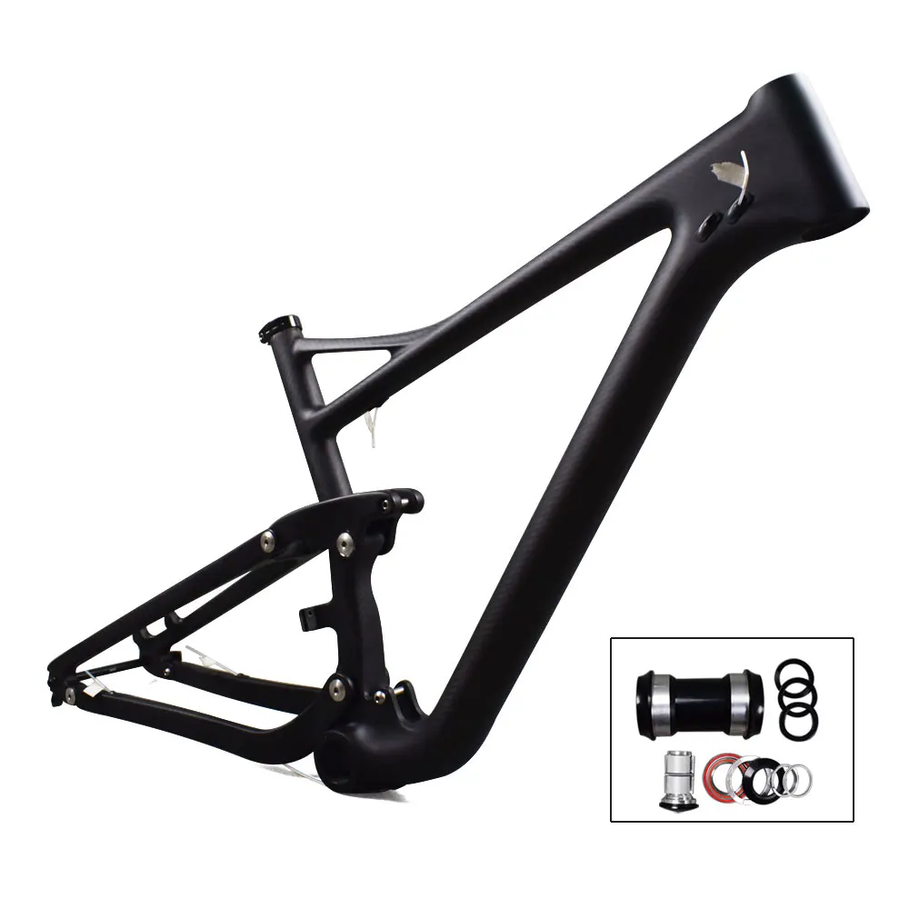 T1000 Carbon Full Suspension MTB Frame 29er 122mm Travel Enduro Bike ...