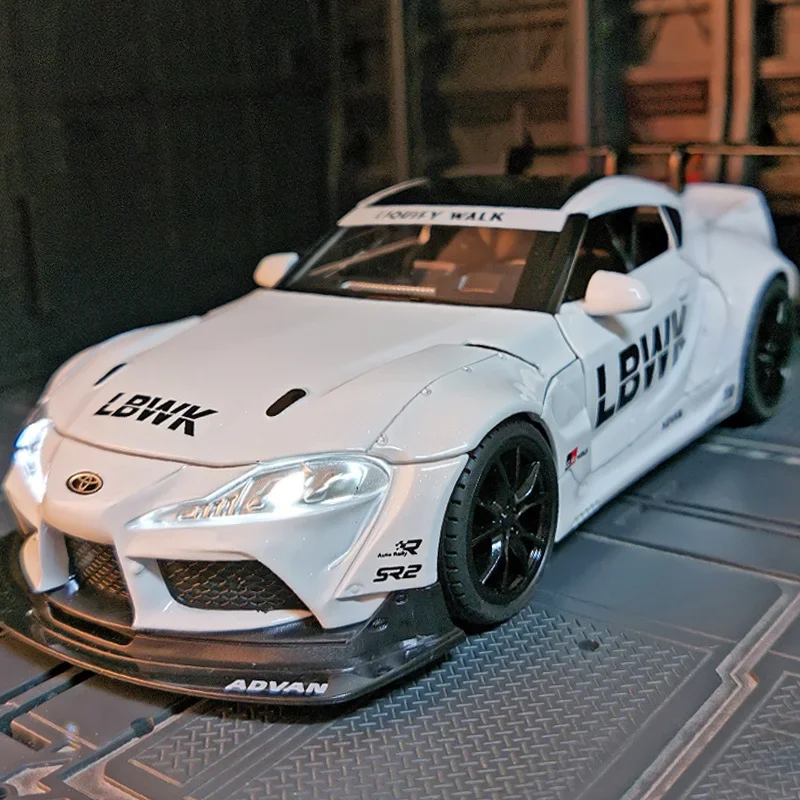 1-22-Toyota-SUPRA-Alloy-Racing-Car-Model-Diecasts-Toy-Metal-Vehicles ...