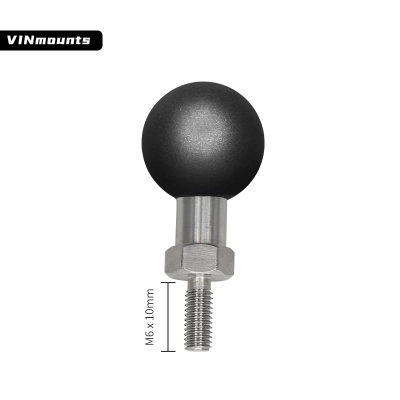 1-inch-Ball-Adapter-with-M6X10mm-Male-Thread-Bolt-Screw-for-Insta360 ...