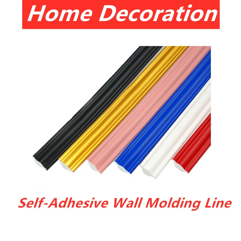 Moldings Pvc Wall Decoration | Skirting Line Wall Stickers | Ceiling ...