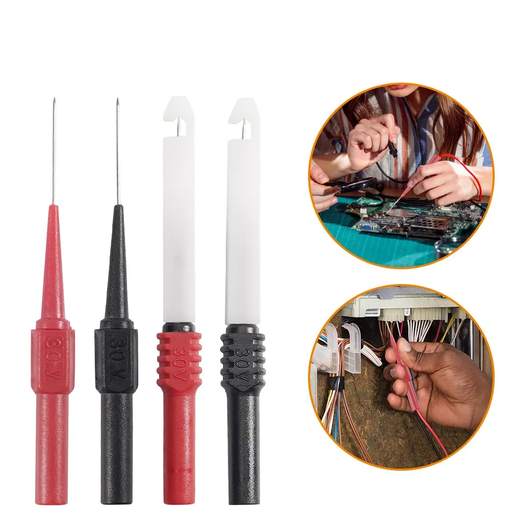 2pcs 30V Digital Multimeter Instrumentation Test Probe Pins Lead ...