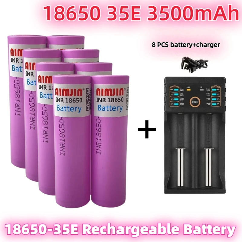 3-7V-3500mah-18650-Battery-For-Samsung-35E-INR-18650-20A-Lithium-Lon ...