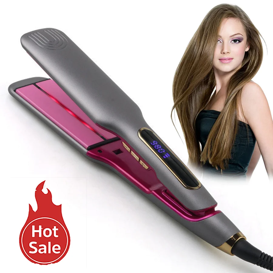 Lofamy Professional Hair Straightener Titanium Infrared Flat Iron Hair ...