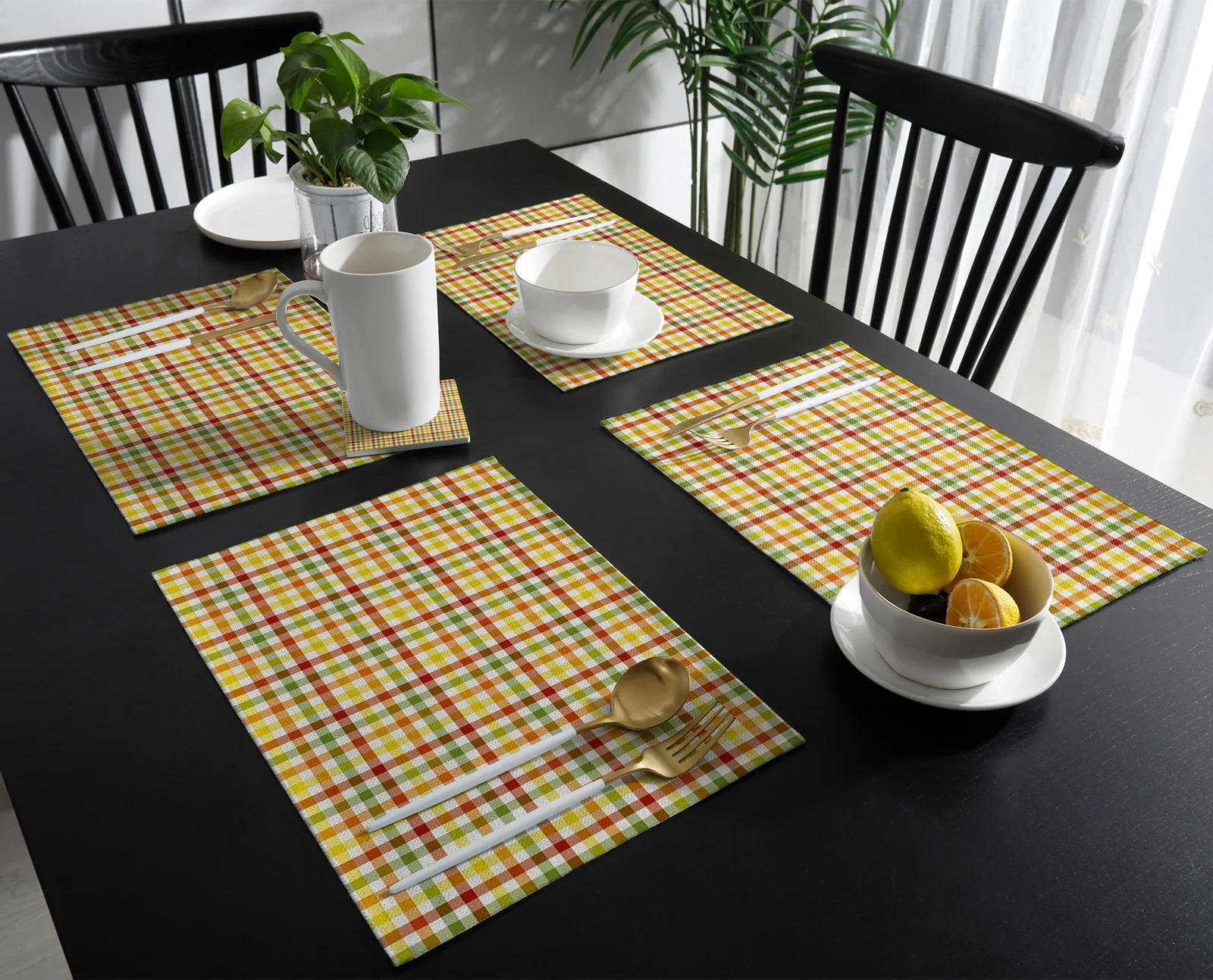 Napperons de Cuisine - Pingouin de Noël - Lot de 4 - 30x45 cm ...