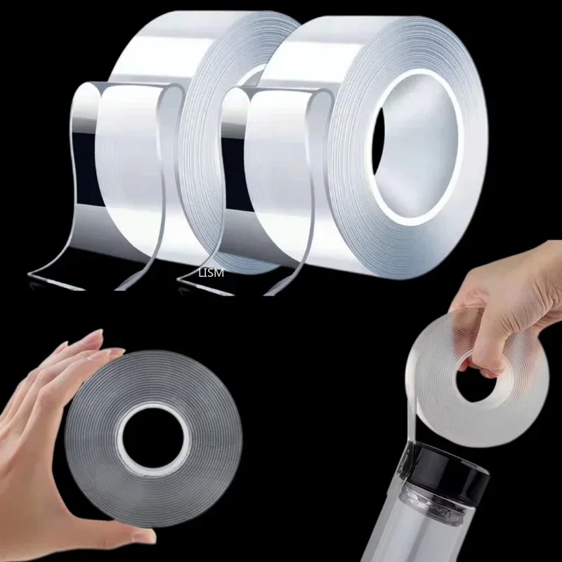 5M-Nano-Double-Sided-Sticker-Reusable-Traceless-Nano-Transparent-Self ...