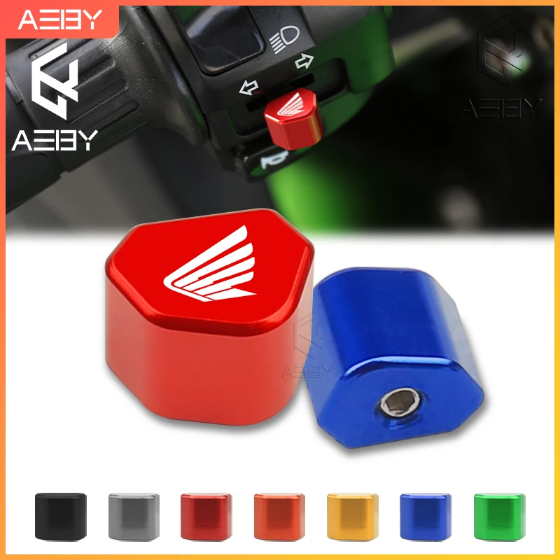 CNC Locomotive Motorcycle Turn Signal Switch Button Replace For Honda ...