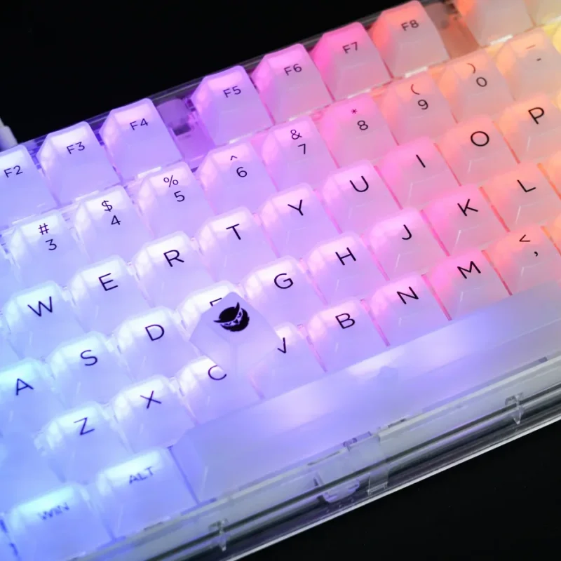 XVX-Frost-Translucent-Keycaps-Cherry-Profile-Keycap-Full-Set-Double ...