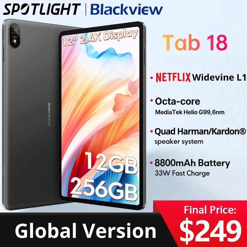 World-Premiere-12-inch-Blackview-Tab-18-Tablet-12GB-256GB-16MP-2-4K-FHD ...