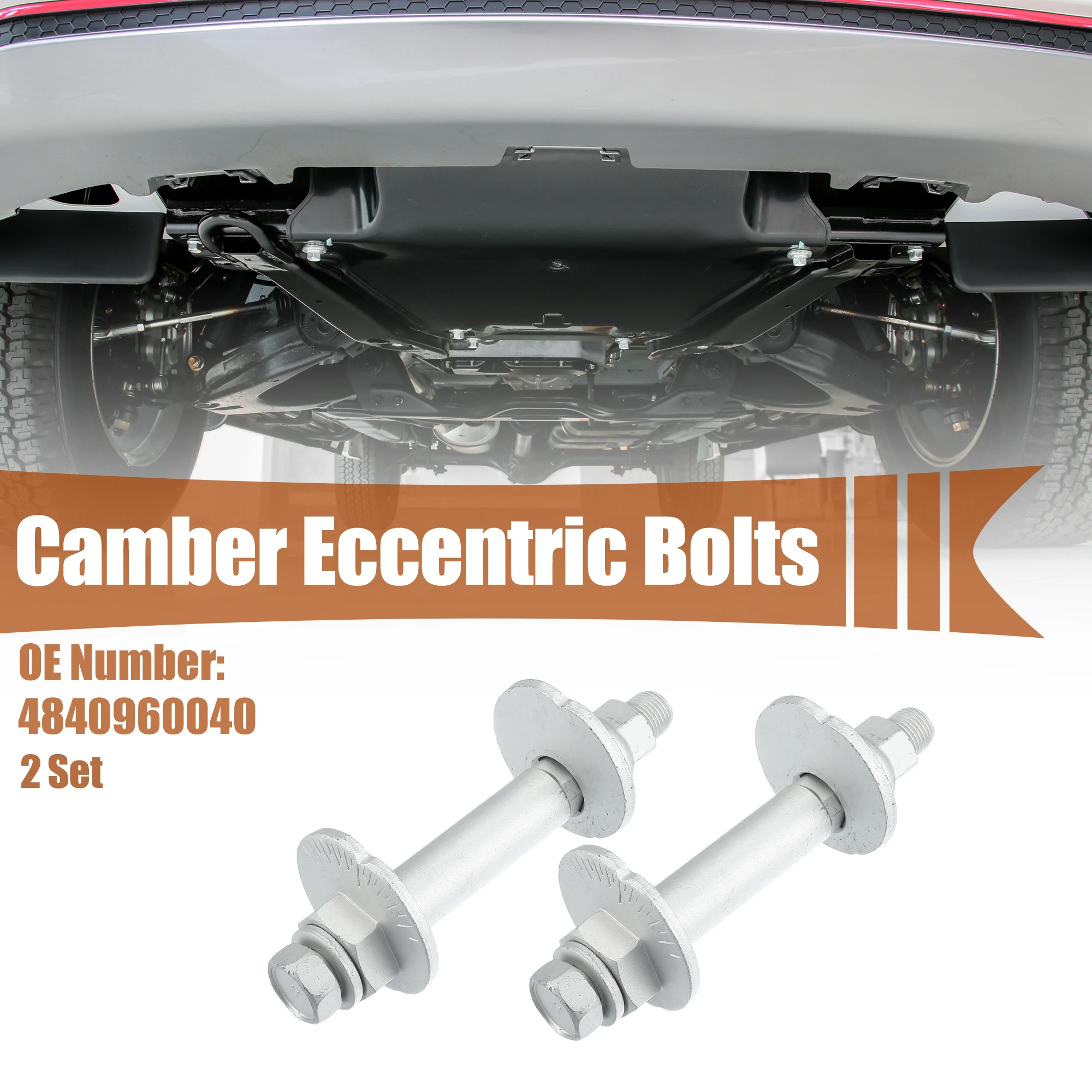 UXCELL-2-Set-Eccentric-Alignment-Camber-Bolt-for-Toyota-4Runner-2010 ...