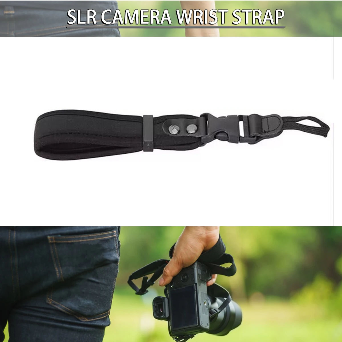 Mayitr-Camera-Hand-Strap-Neoprene-Soft-Quick-Detachable-Wrist-Strap-For-Most-Camera-Secure ...