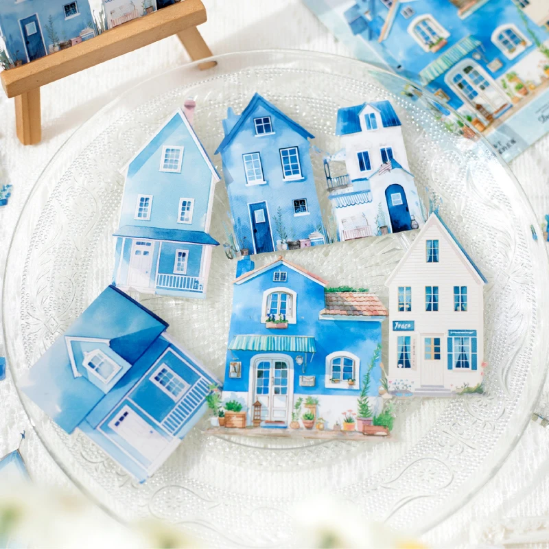 Journal GO 10pcs Dream House Waterproof PET Stickers Creative Home ...