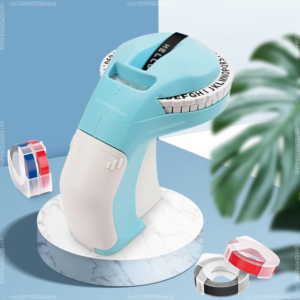 3D-Embossing-Label-Printer-B90-Manual-Label-Maker-Typewriting-Machine ...