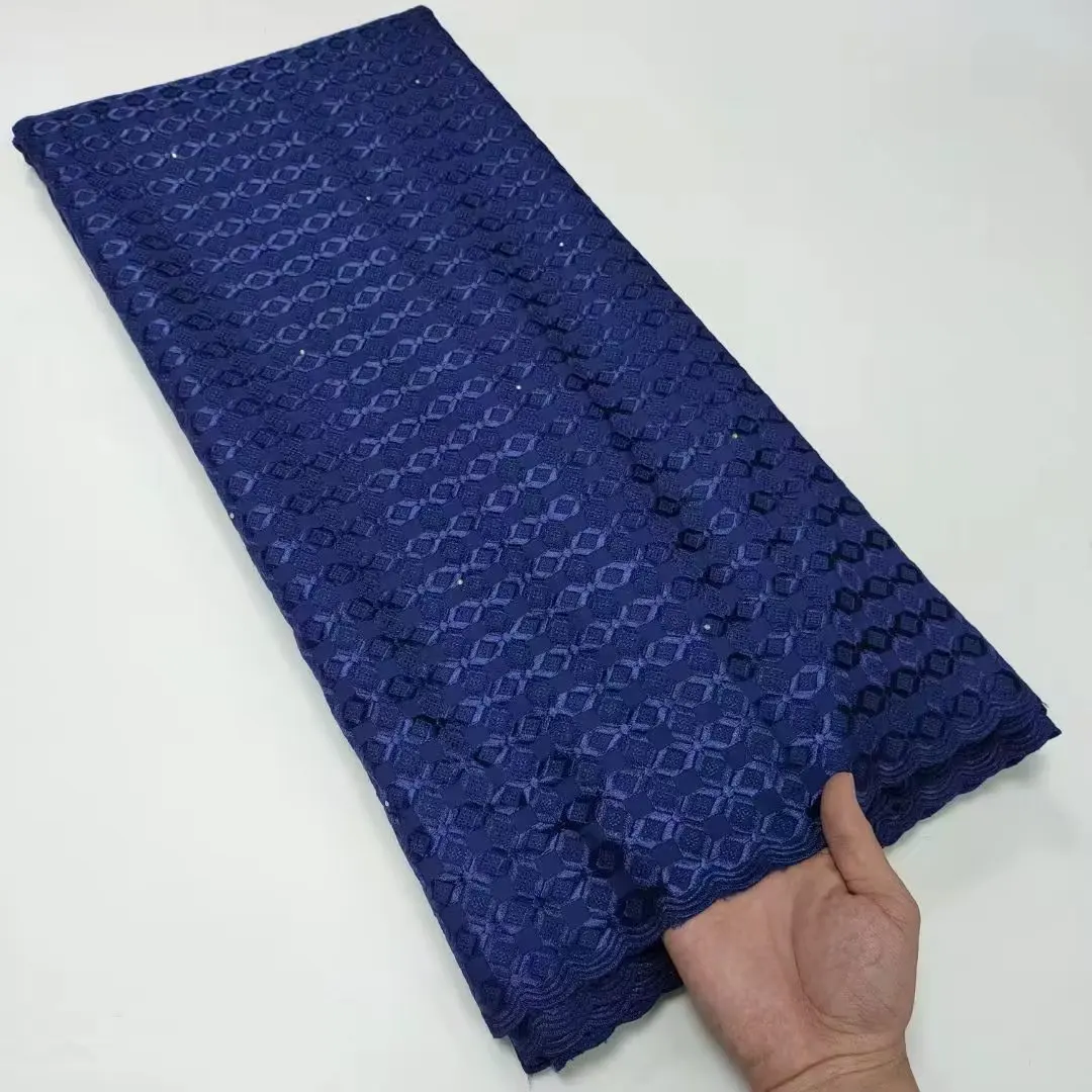 Fashion African Swiss Lace With Stones Polish Dry Fabrics 2022 High ...