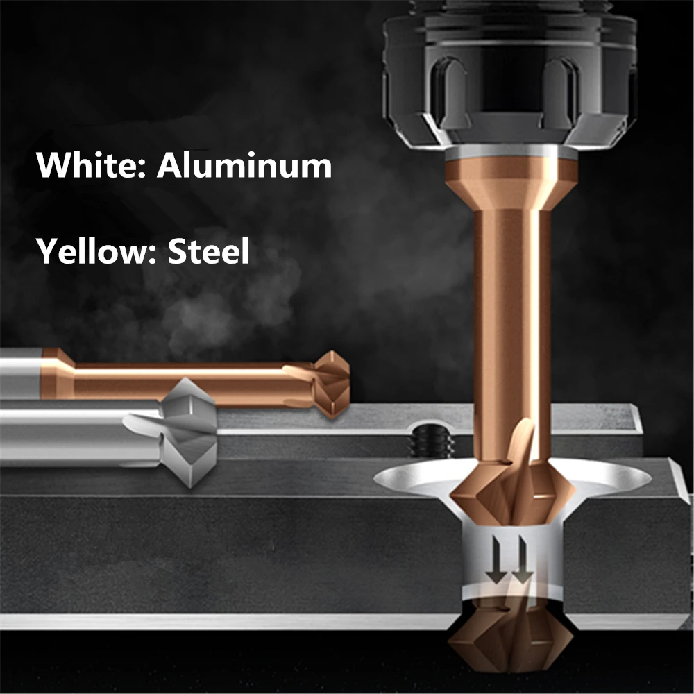 Ébavureur Avant Et Arrière, Double Chanfreinage Angulaire, Chanfrein ...