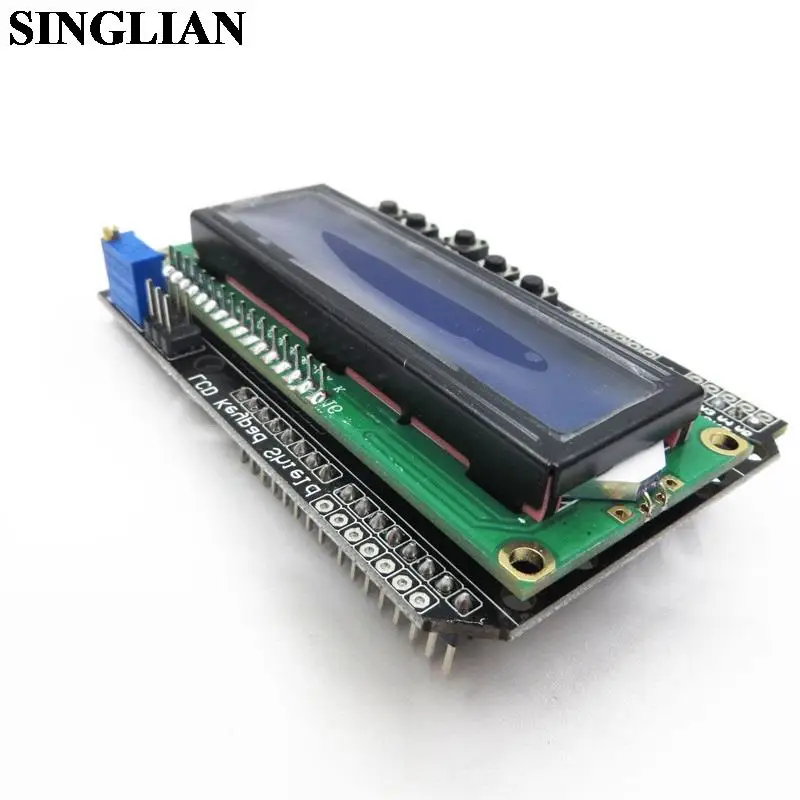 LCD1602 Character LCD Display Module Input And Output Expansion Board ...
